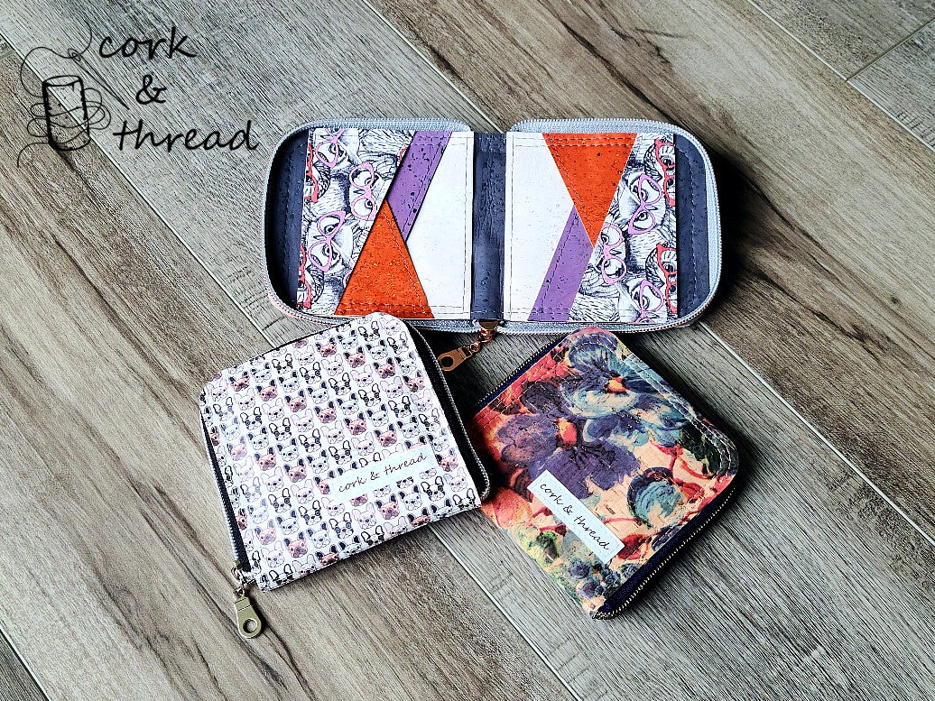 Laurel Mini Wallet Pattern Digital Download – Cork and Thread, LLC